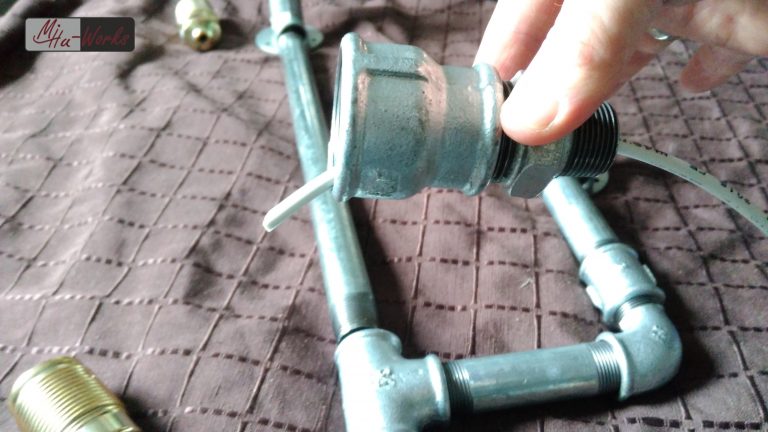 Design-Deckenlampe aus Rohren – Industrial Design Lighting – MiHu-Works